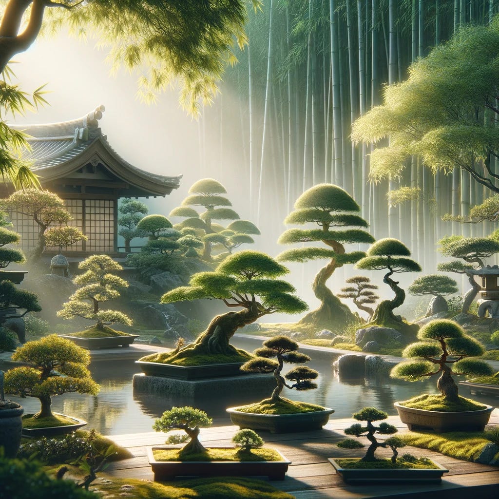 Bonsai Garden Wallpaper