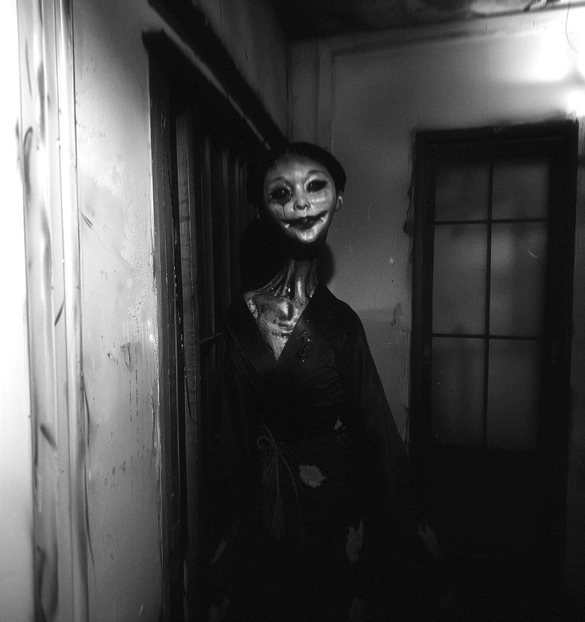 Creepy Black And White Halloween