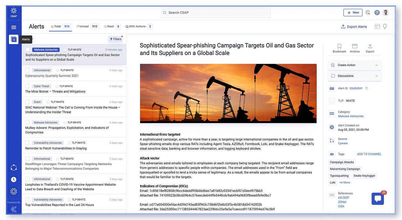 Csap Logo Cyware's CSAP V3.0 Delights Users With Theme Management,