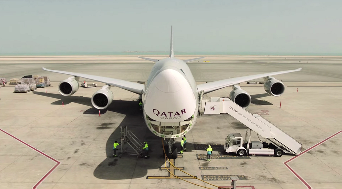 Qatar Airways 747 Cargo