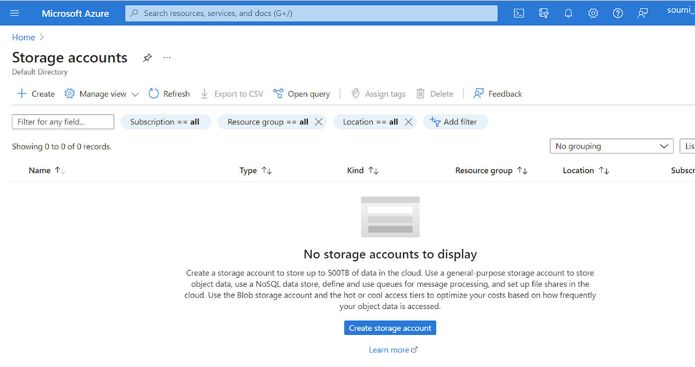 Quickstart Analyze Data In Azure Data Lake Storage Gen2 ADF