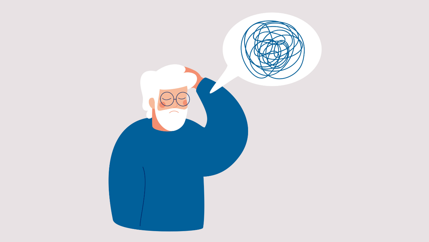 Person Remembering Something Clipart
