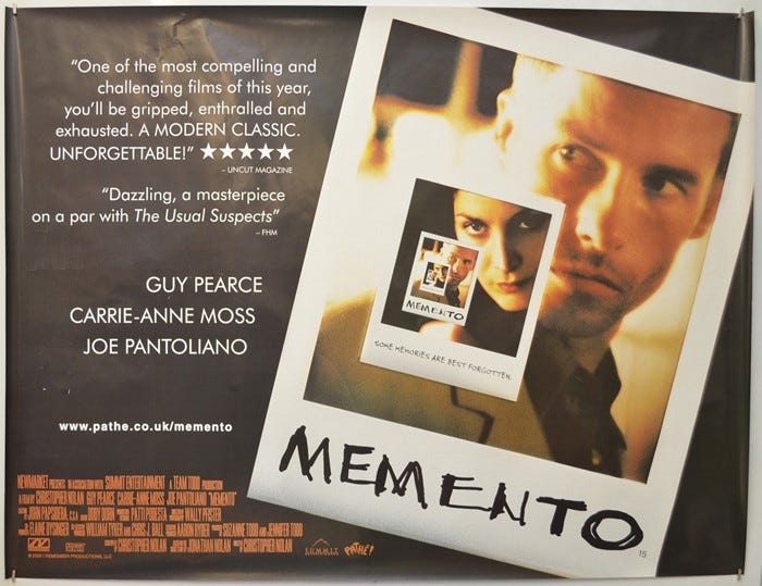 Memento Poster 2000
