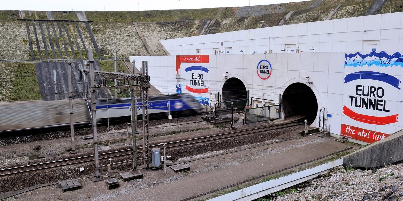 English Channel Tunnel Entrance Channel Tunnel 1880 Attempt