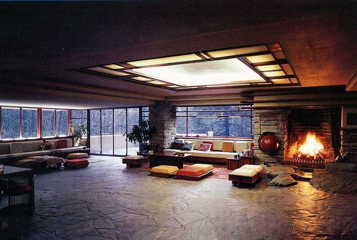 Falling Waterhouse Interior