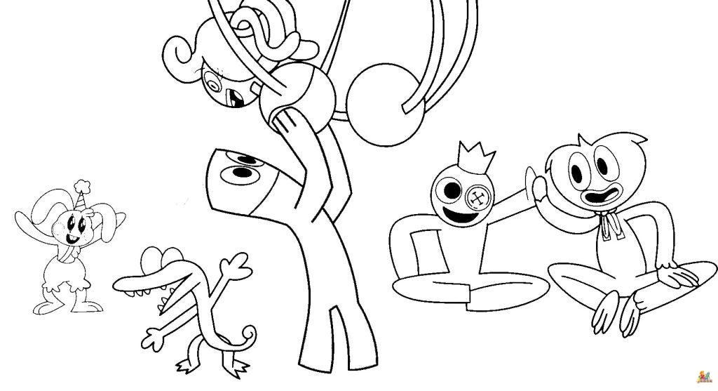 20 Rainbow Friends Coloring Pages (Free PDF Printables)