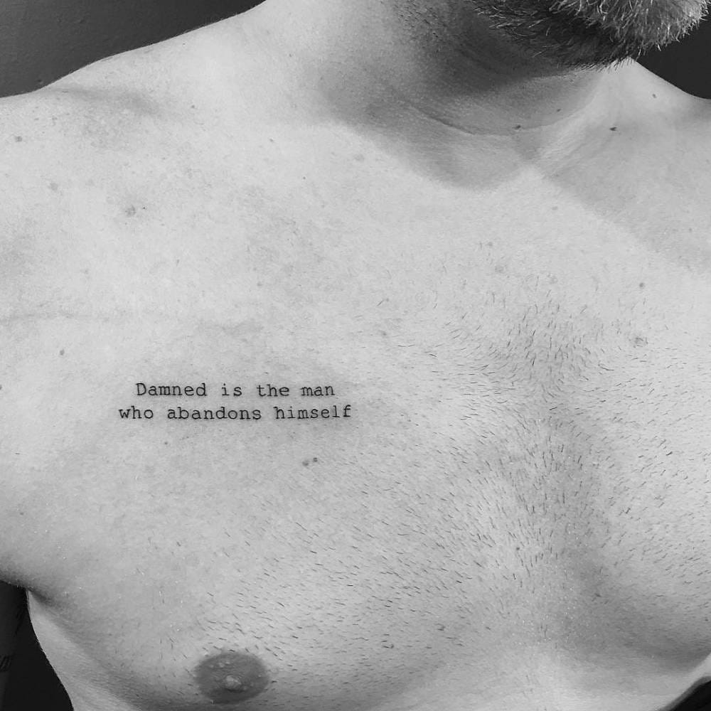 Line Tattoo Designs For Men