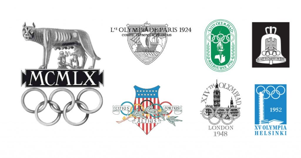 The Olympic Games Logo Timeline Every Logo For Every Olympics Since