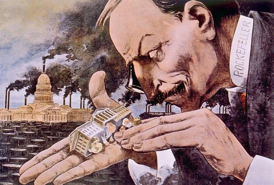 Sherman Antitrust Act Political Cartoon