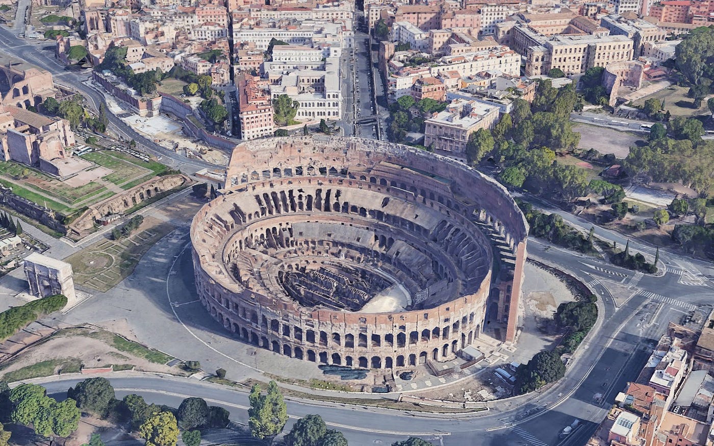 Rome Visite Virtuwell Google Earth