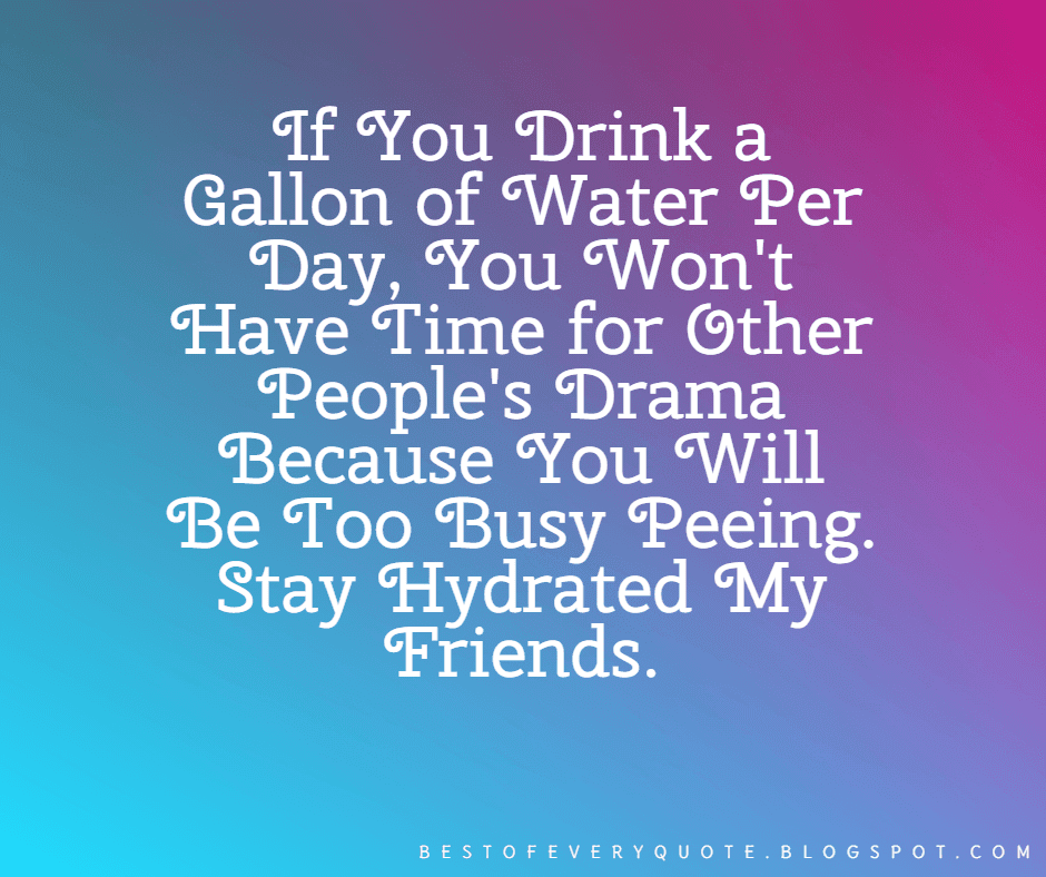Drink Water Quotes