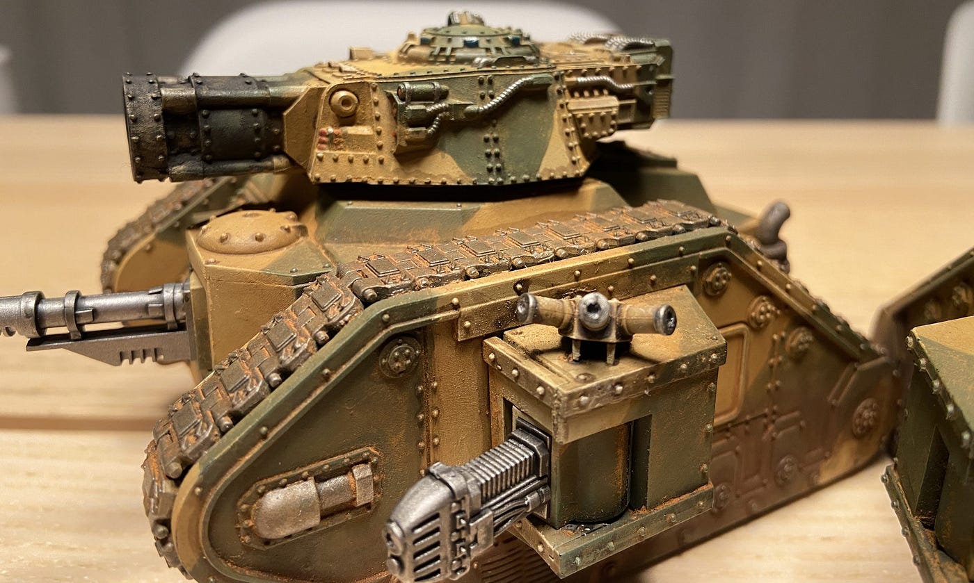 Space Wolves Leman Russ Tank