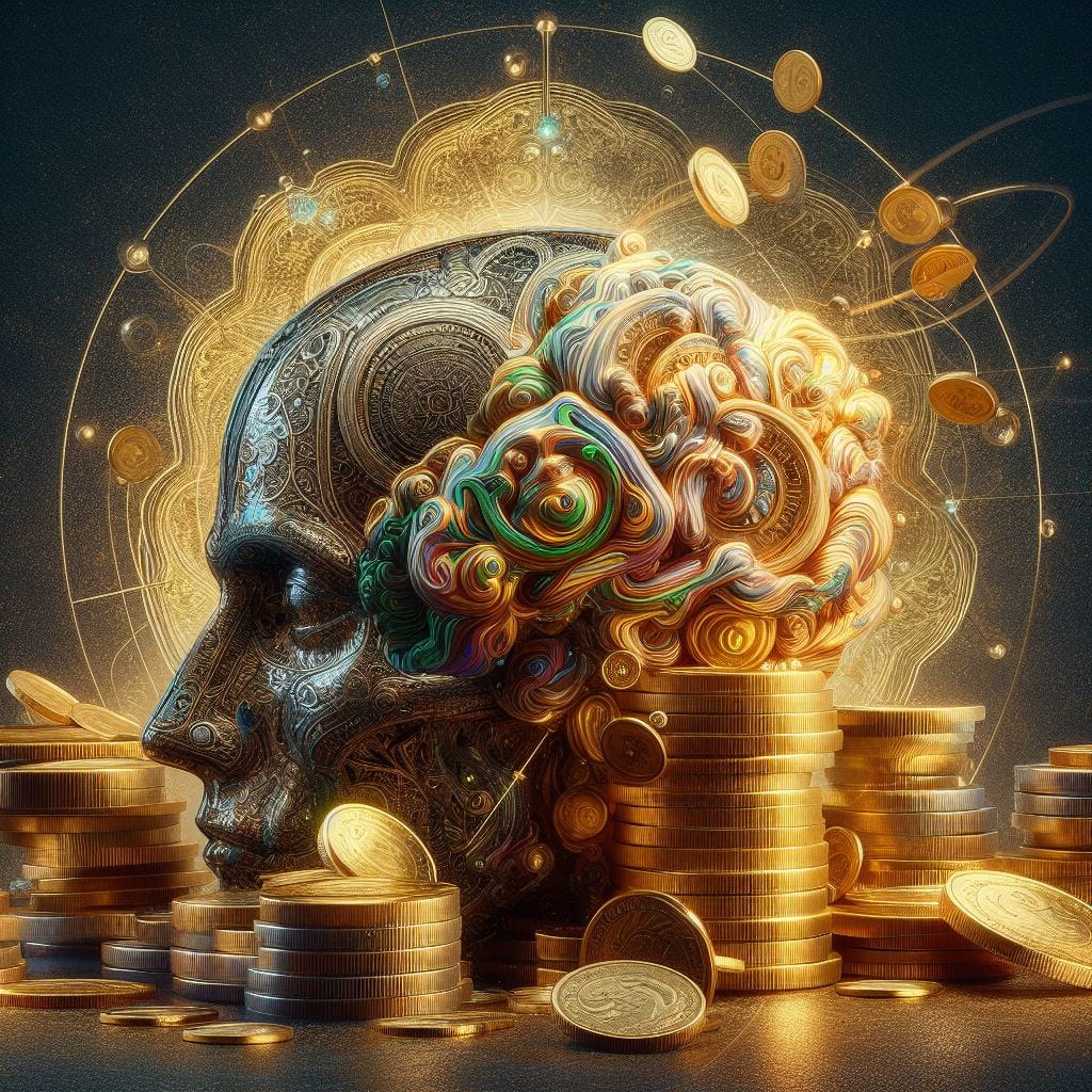 Psychiatry Brain Coin Craft