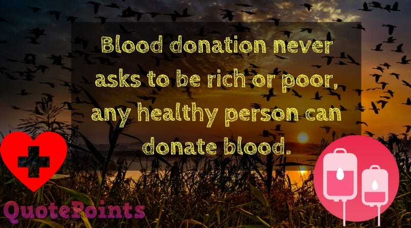 Blood Donation Quotes In English Famous Quotes About Donating Blood.