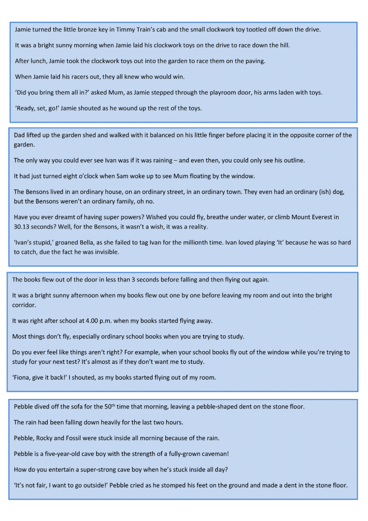 Story openers store