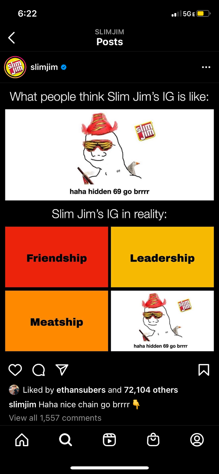 Slim Jim Memes Slim Jim Commercial Swimming Fool