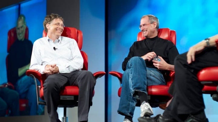 Bill Gates Vs Steve Jobs Fight