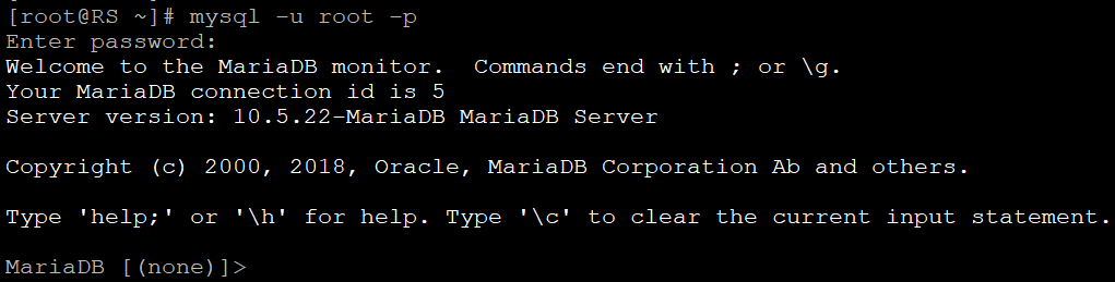 Mariadb Server Mariadb For Webmin User Database Webmin Virtualmin