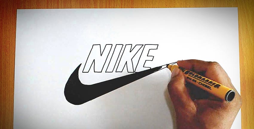 How To Draw Logo Nike