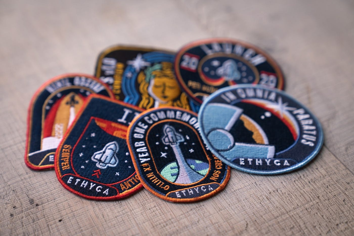 Cooper Space Mission Patches