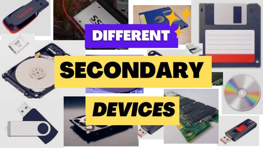 Secondary Memory Devices Used In Digital Circuits