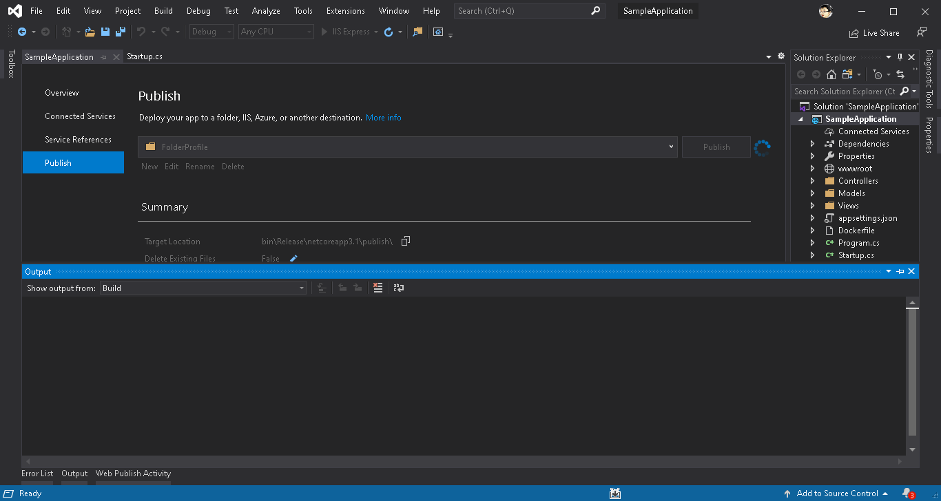 Visual Studio When Publishing My Aspnet Core Mvc App Easily Develop An