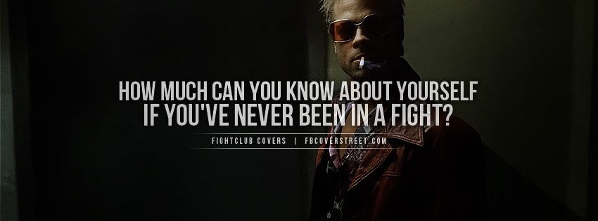 Tyler Durden Quotes Self Improvement