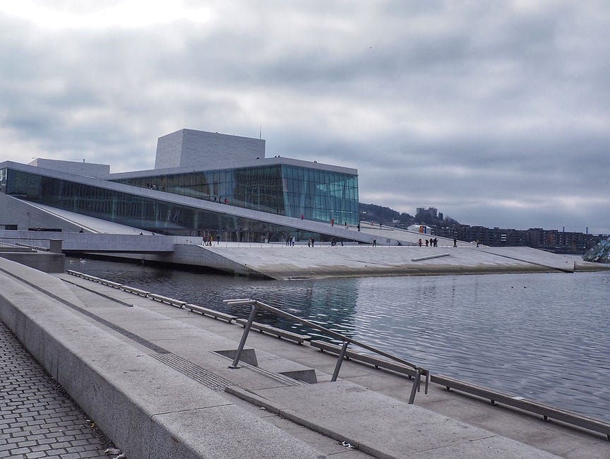 Oslo Opera House Winter