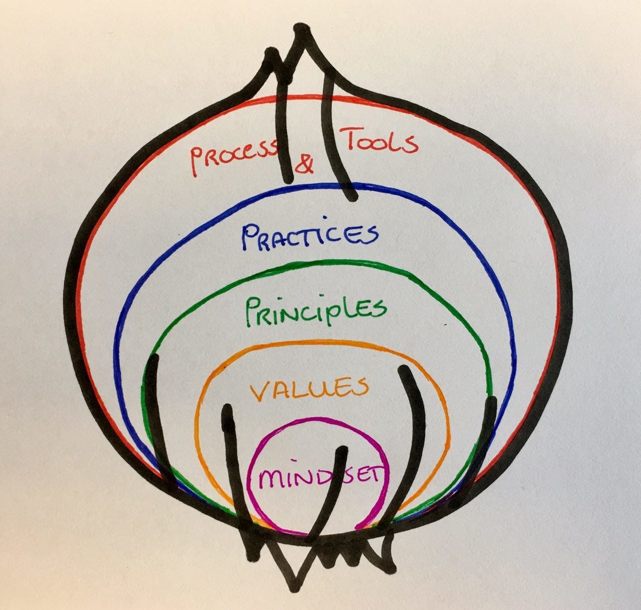 Peeling An Onion Metaphor