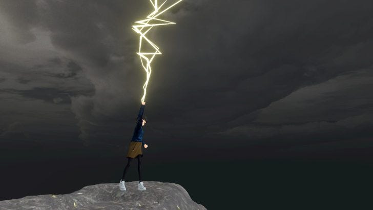 Thunder And Lightning Machine Particle System] Create Lightning | By