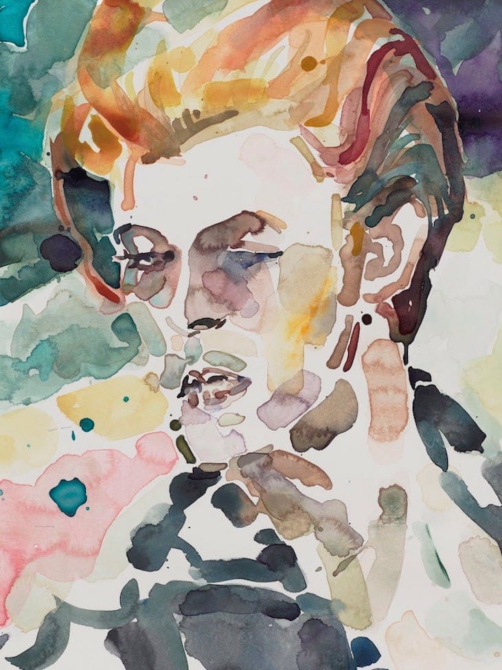 Elizabeth Peyton Self Portrait