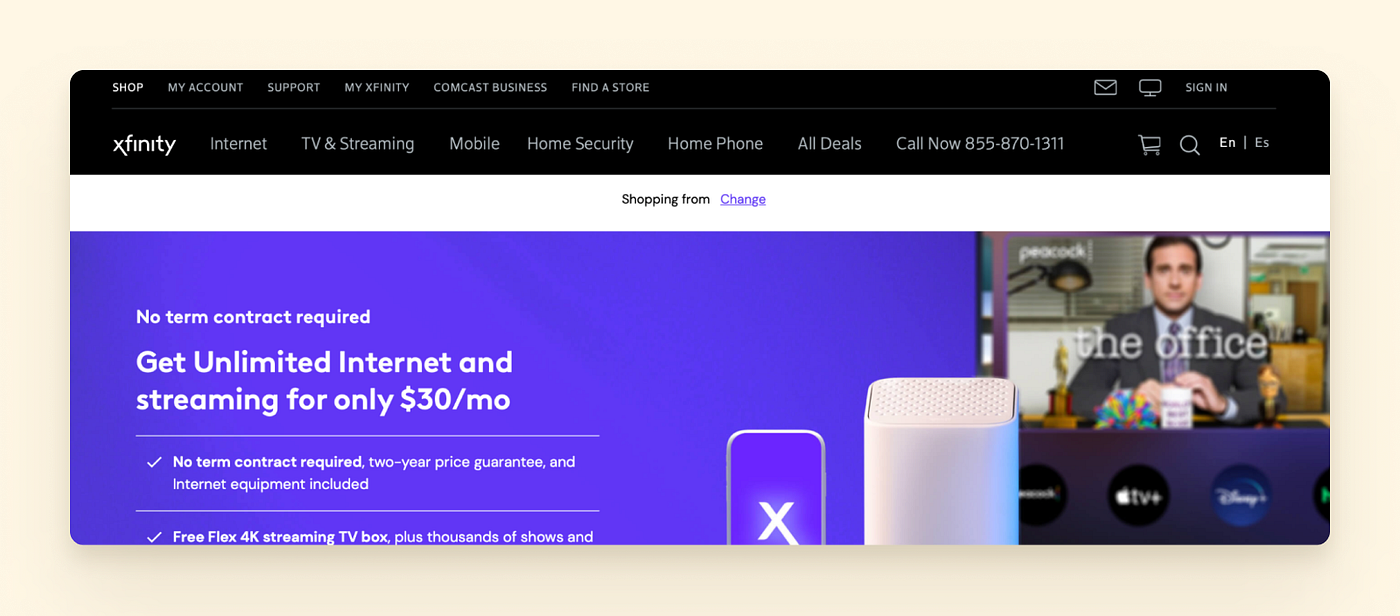 Xfinity Inbox