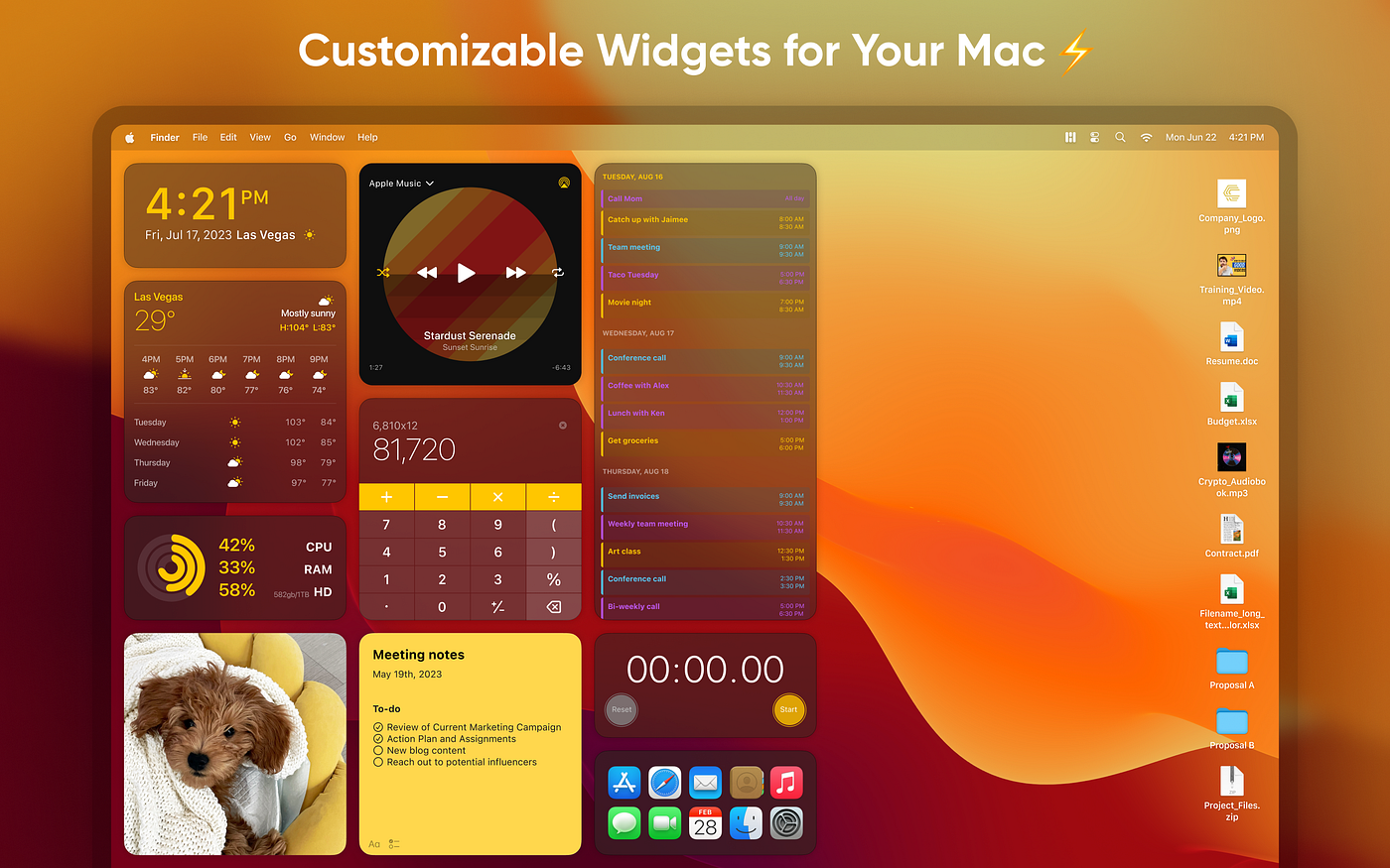 GitHub - WidgetWall-Mac-License/WidgetWall-Mac: Customizable desktop widget system for macOS ...