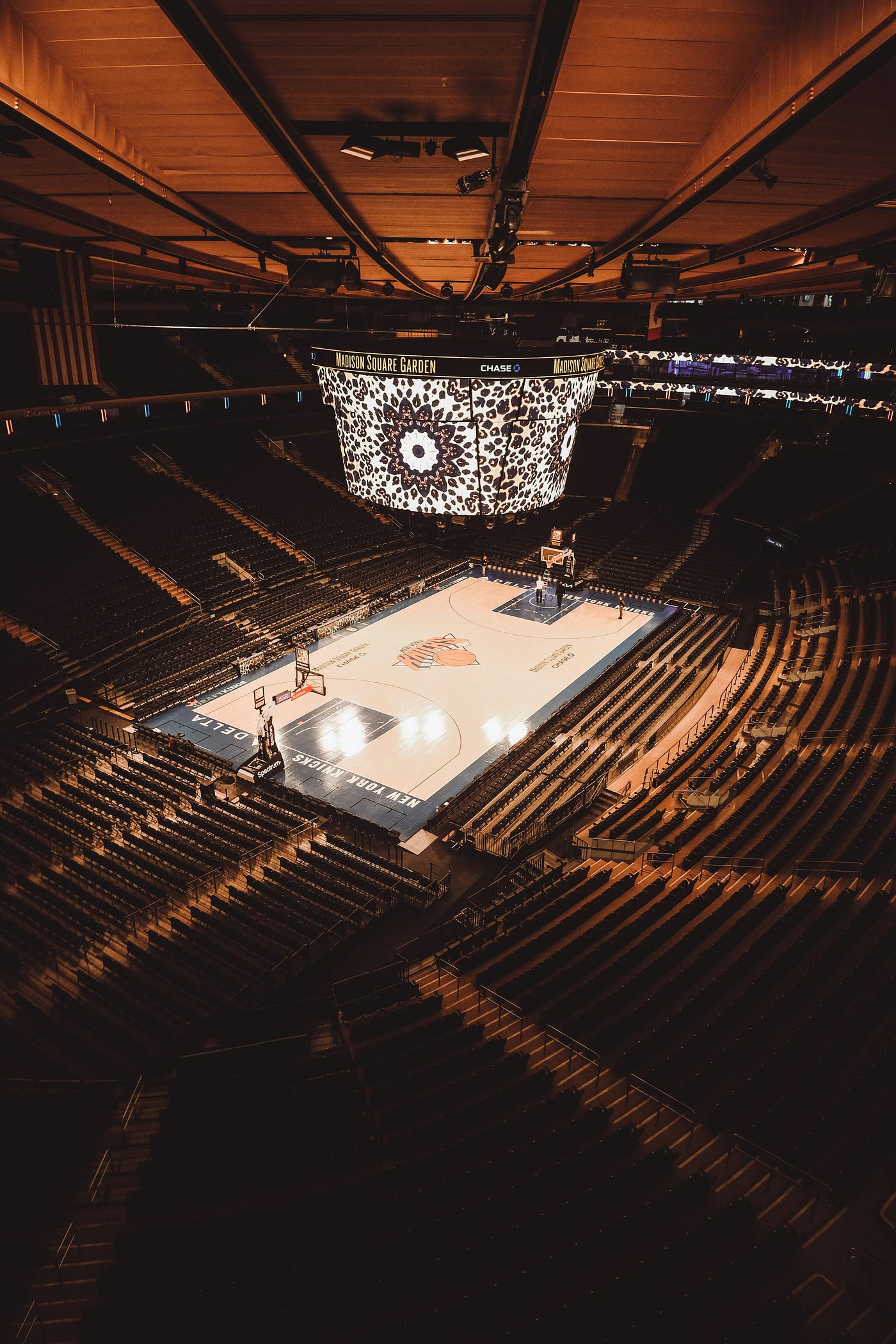 Madison Square Garden Ceiling Madison Square Garden Roof Stock Photo