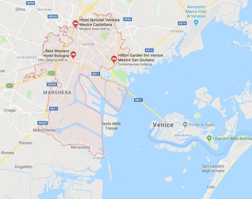 Centro De Mestre Venecia