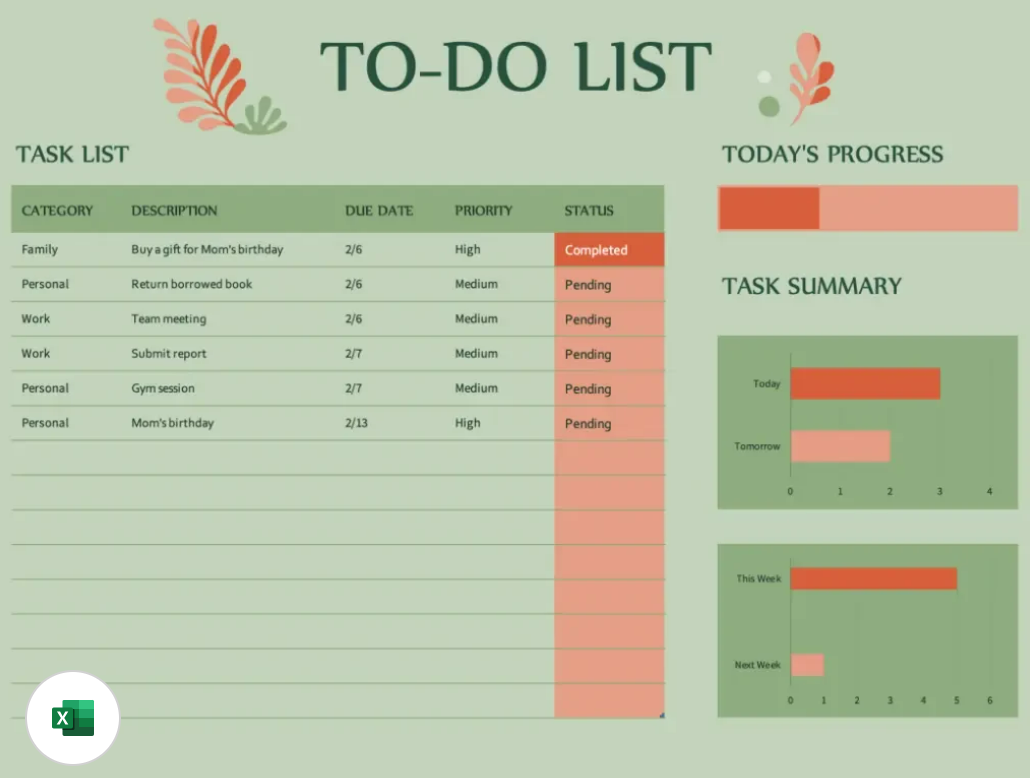 Excel Checklist Template Free Download