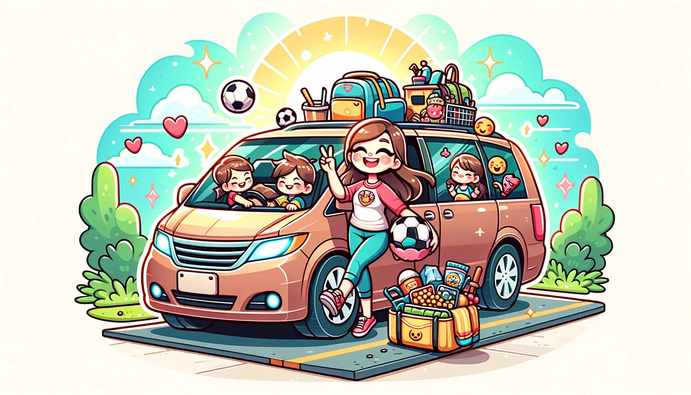 Soccer Mom Cartoon