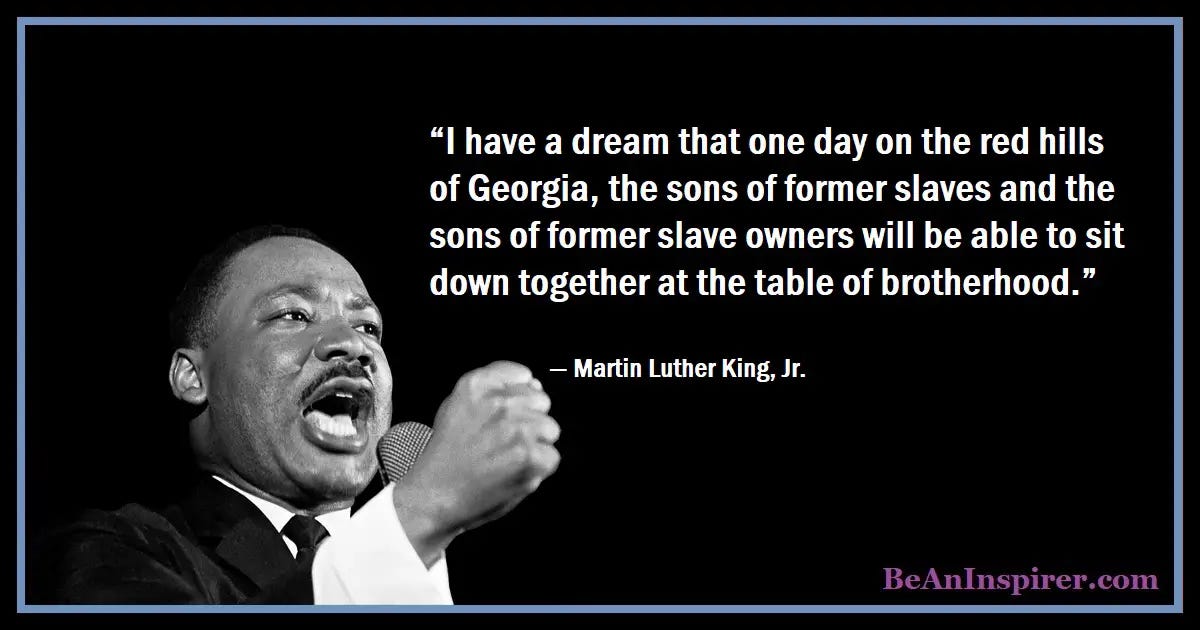 Martin Luther King Jr I Have A Dream Quotes