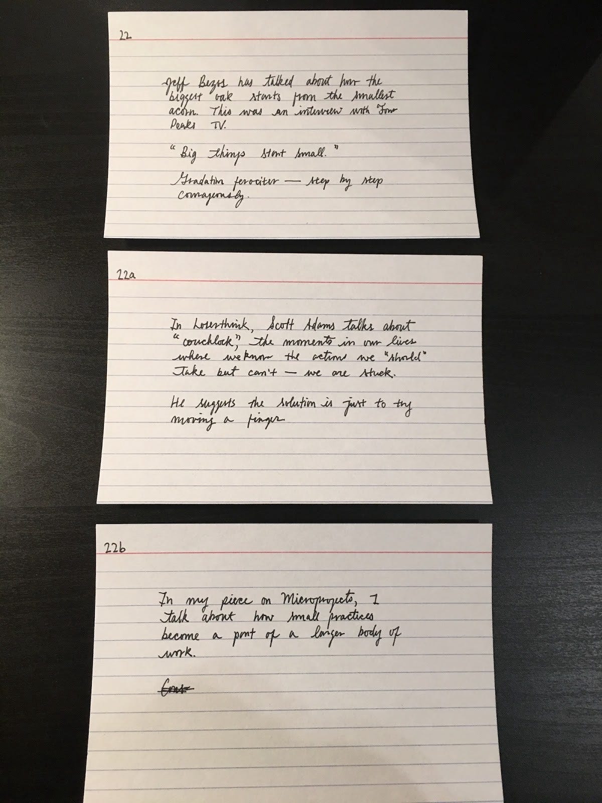 Organized Note Taking