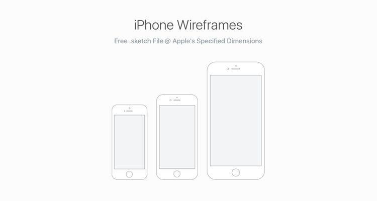 Iphone Wireframe Psd