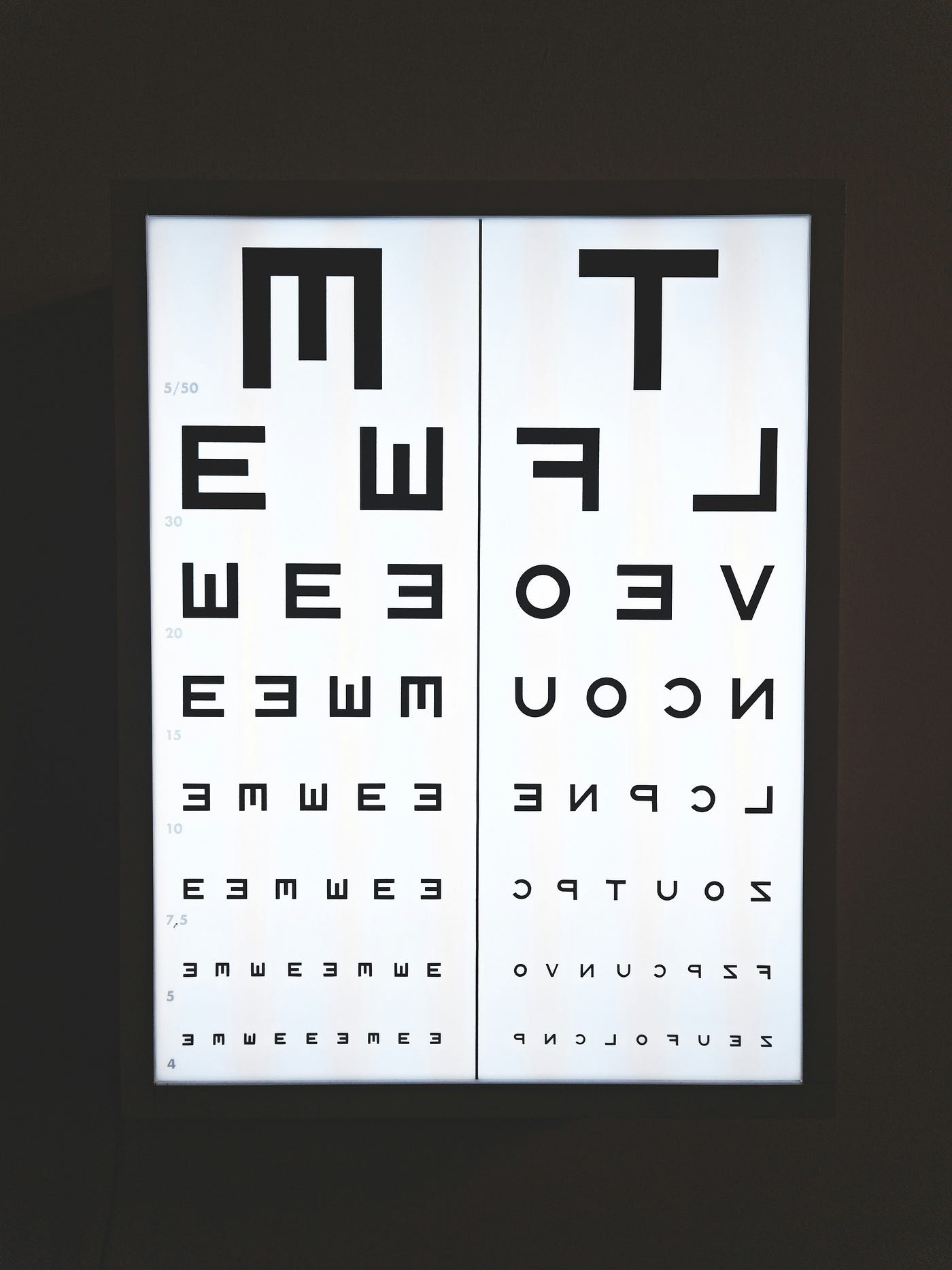 Eye Exam Font