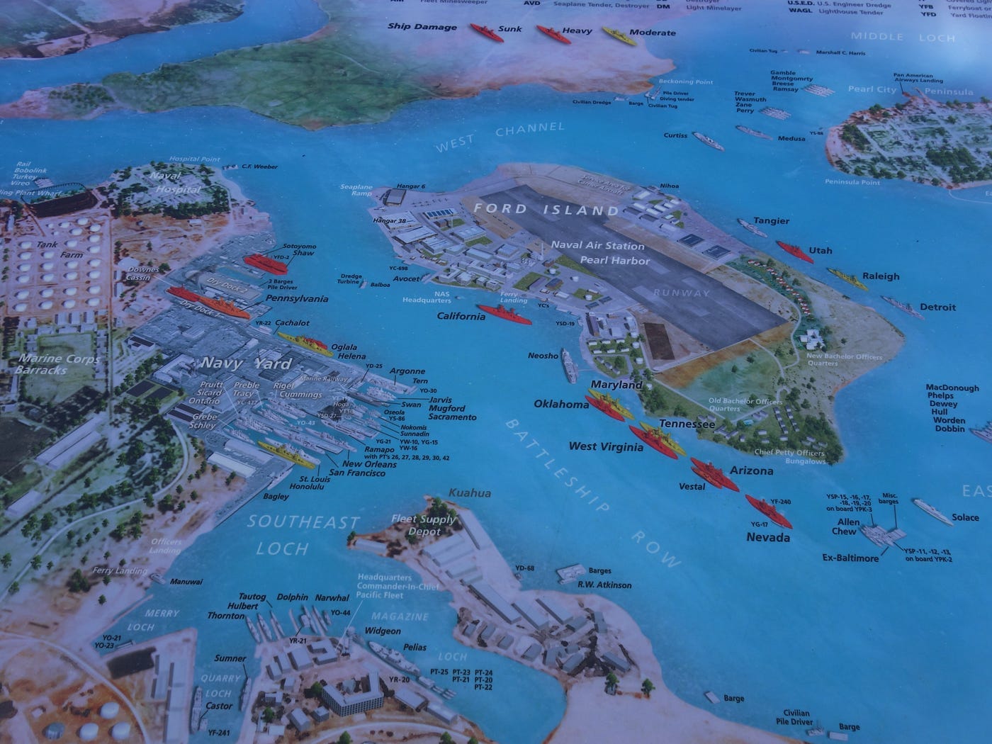 Attack On Pearl Harbor Map Japan's Attack On Pearl Harbor Route