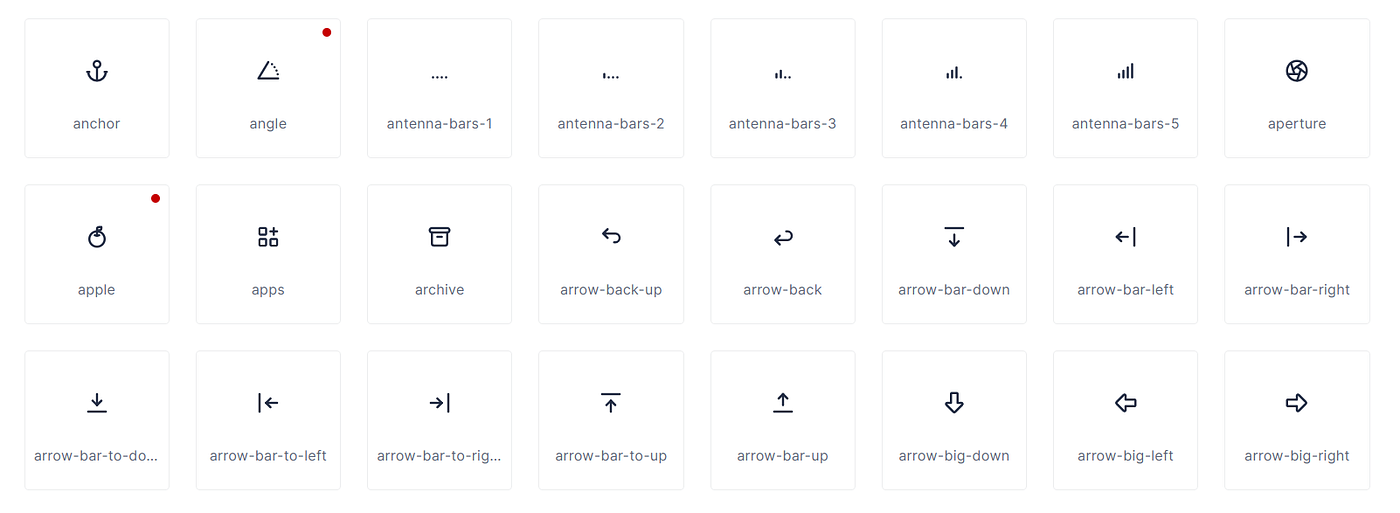 Css Icon Set