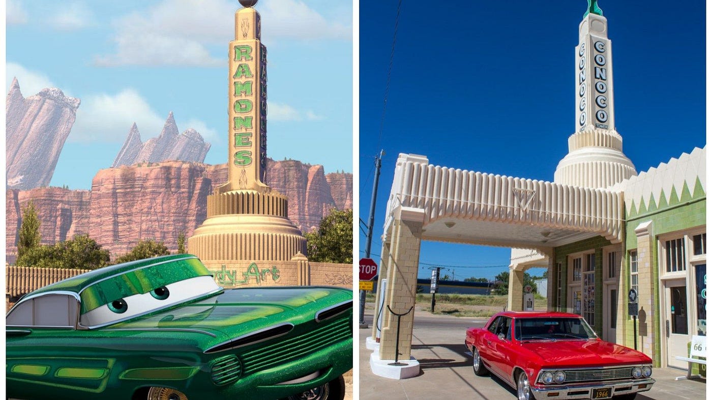 Route 66 Cars Movie