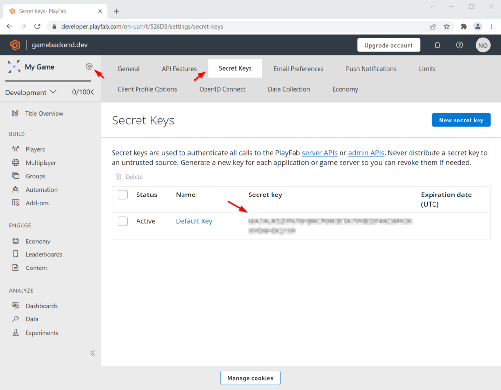 Getting Started With Unity And Playfab Unity Player Login
