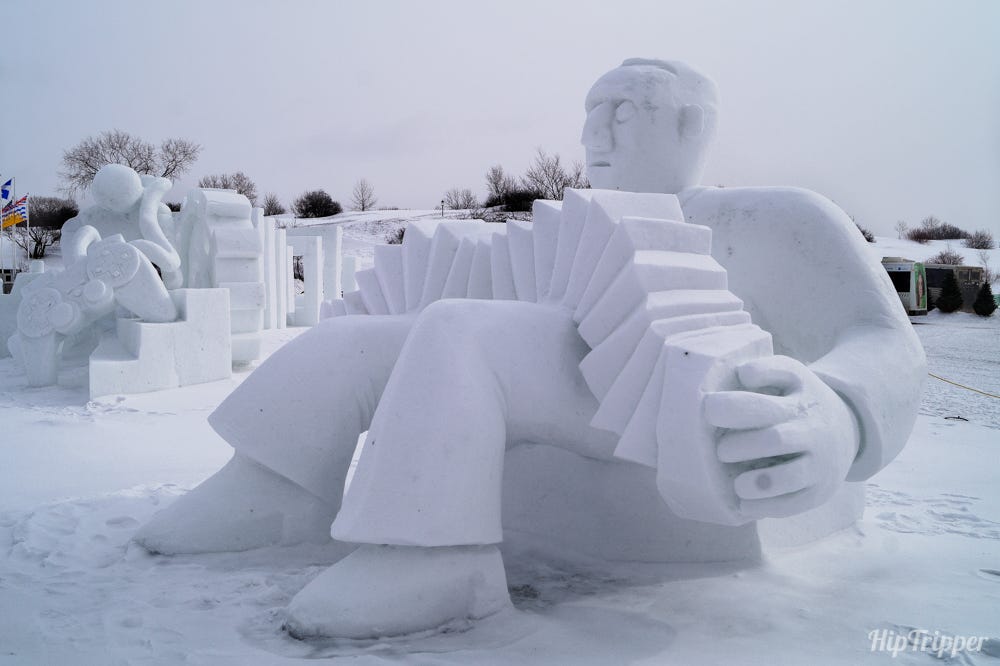 Quebec City Winter Carnival Ice Sculptures Carnaval De Quebec