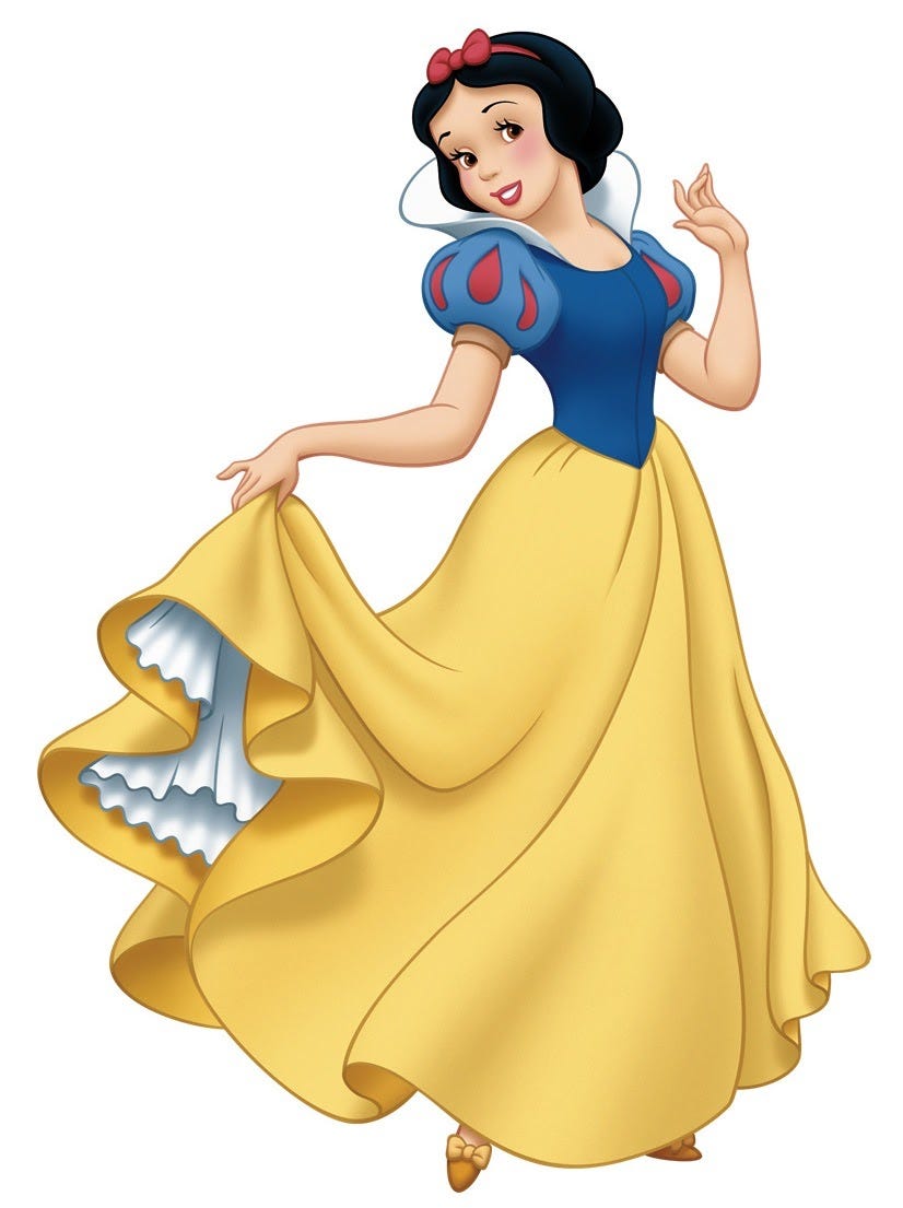 Snow White Original Story Characters Clipart