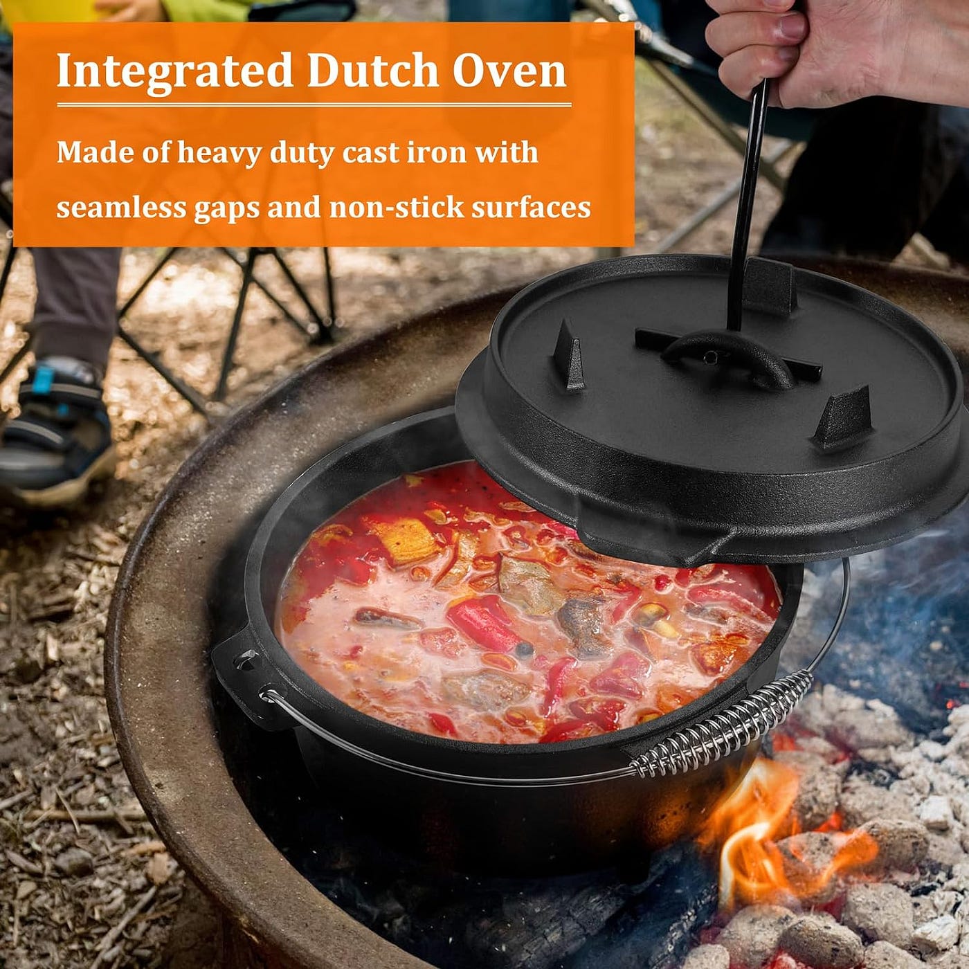 Cast Iron Dutch Oven Camping