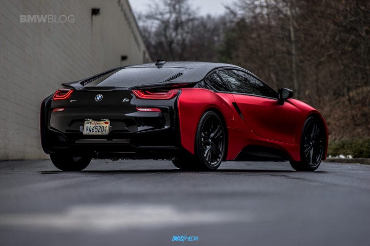 Bmw I8 In Red