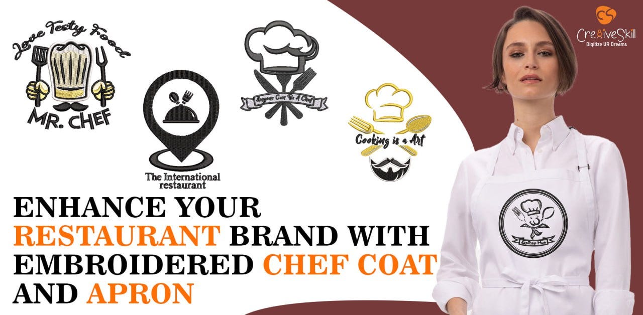 Designer Chef Jacket Logos